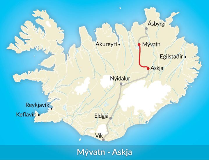 Mapa De Askja